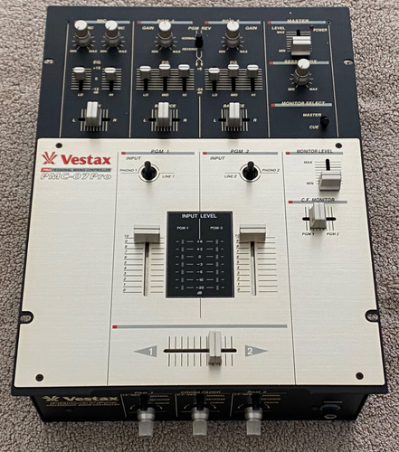 VESTAX 07 PRO DJ MIXER SUPER CLEAN NM CONDITION FULLY TESTED RARE MADE ...