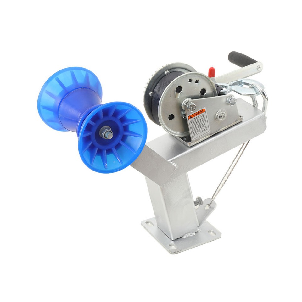 Adjustable Boat Trailer Winch Stand with Roller, Boat Trailer Winch ...