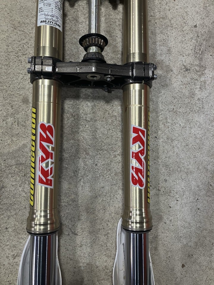 2015 YZ450F Front Forks W Triple Suspension Tree Upper Clamps-Factory ...