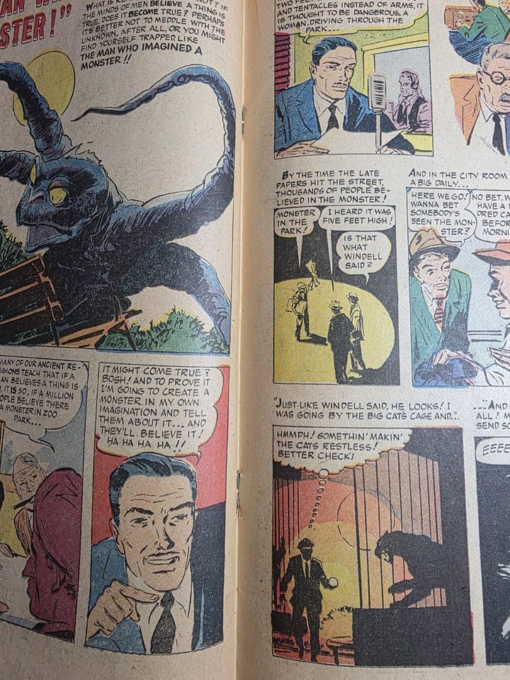TALES OF HORROR #6 1953 TOBY PRESS PRE CODE HORROR PCH GOLDEN AGE | eBay