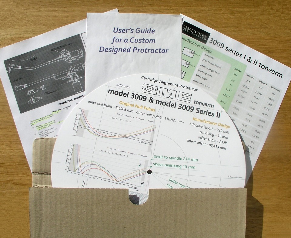 SME 3009 Series I & II Custom Designed Tonearm Cartridge Alignment ...