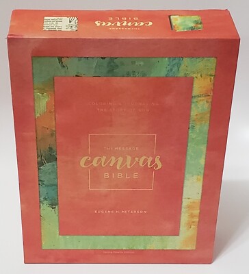 The Message Canvas Journaling & Coloring Bible | eBay