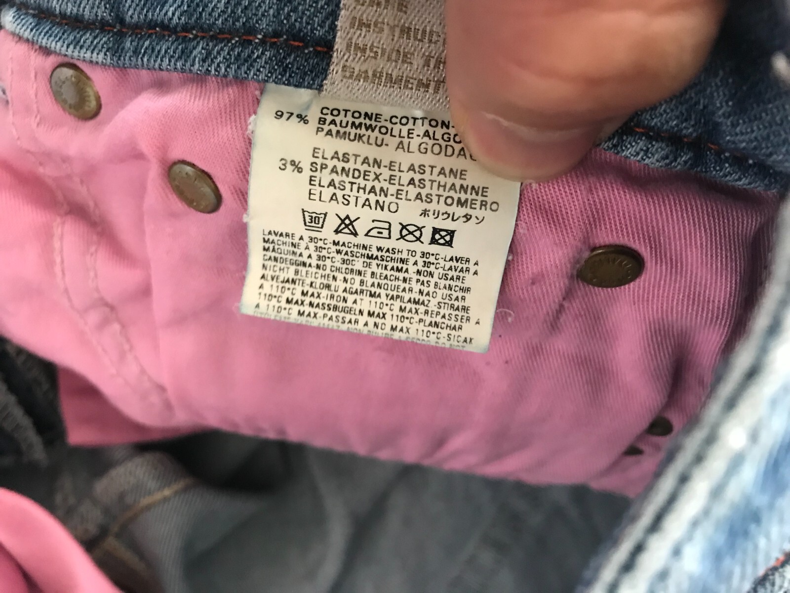 DIESEL INDUSTRY WOMEN'S JEANS RONHAR 26 x 30 WASH 0060L STRETCH | eBay