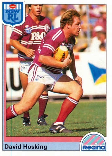 1992 MANLY SEA EAGLES NRL Card DAVID HOSKING | eBay Australia