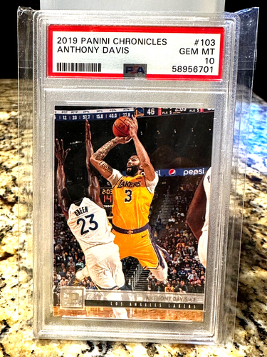 2019 Anthony Davis Rookie Card Panini Chronicles PSA 10 GEM MINT | eBay