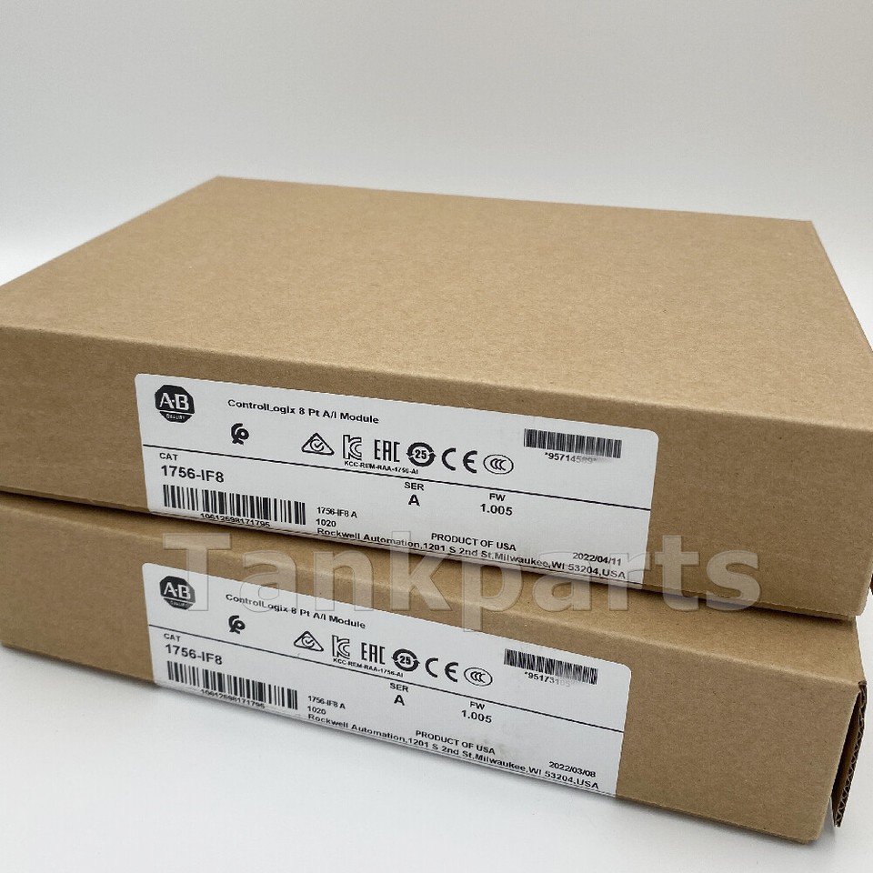 1756-IF8 Allen-Bradley ControlLogix Point A/I Module New Factory Sealed ...