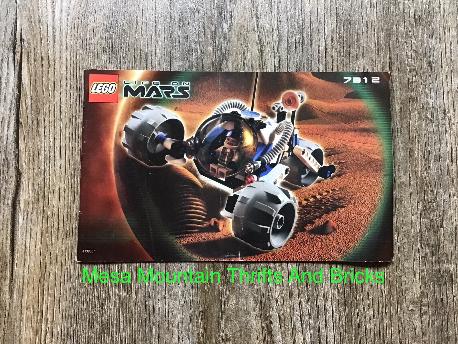 LEGO® Life On Mars 7312 T-3 Trike Instruction Manual Only! | eBay