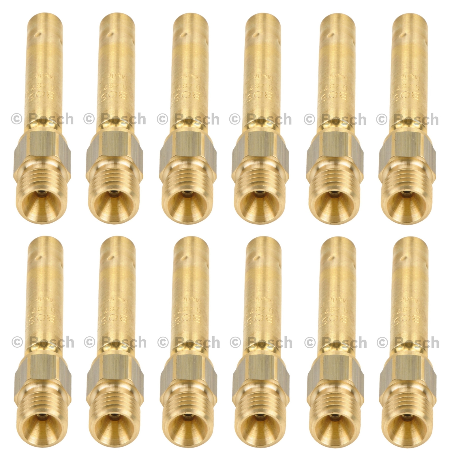 Set of 12 Bosch Fuel Injectors for Ferrari 512 BB 82-84 Testarossa 86 ...