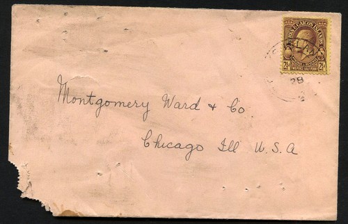 BRITISH TURKS AND CAICOS to USA cover 1928 | eBay