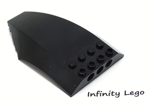 LEGO Black Windscreen 10 x 6 x 2 Cockpit Canopy Atlantis (35269 54248 ...