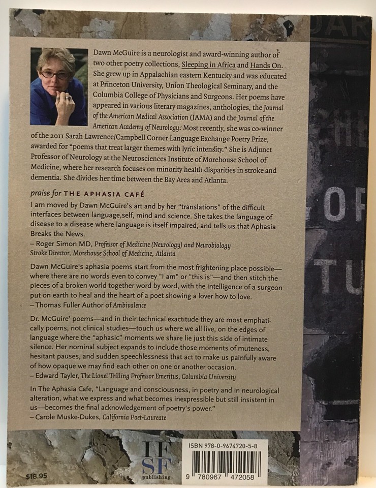 The Aphasia Cafe : Dawn McGuire (2012, Trade Paperback IFSF) *Very Good ...