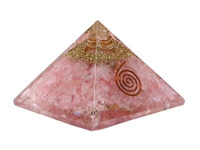 Rose Quartz Orgone Pyramid - Copper Coil | eBay