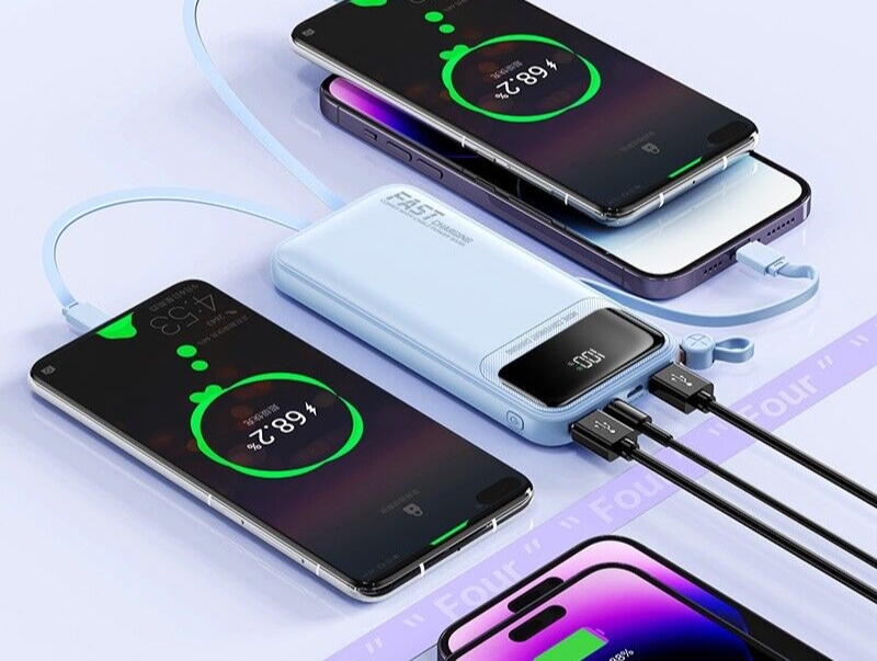 10000mAh Fast External Portable Power Bank Backup Battery Charger for ...