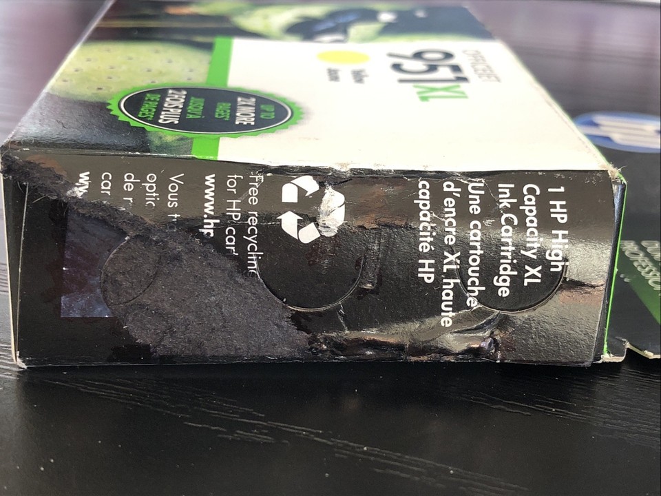 HP 951XL High Yield Yellow Original Ink Cartridge 1500 pages CN048AN ...