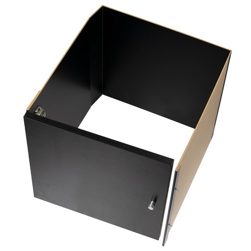 Ikea KALLAX (Price is for 6 units) Insert With Door, Black-Brown 33x33 ...