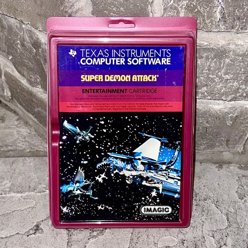New Texas Instruments Super Demon Attack TI 99/4A Solid State Cartridge ...
