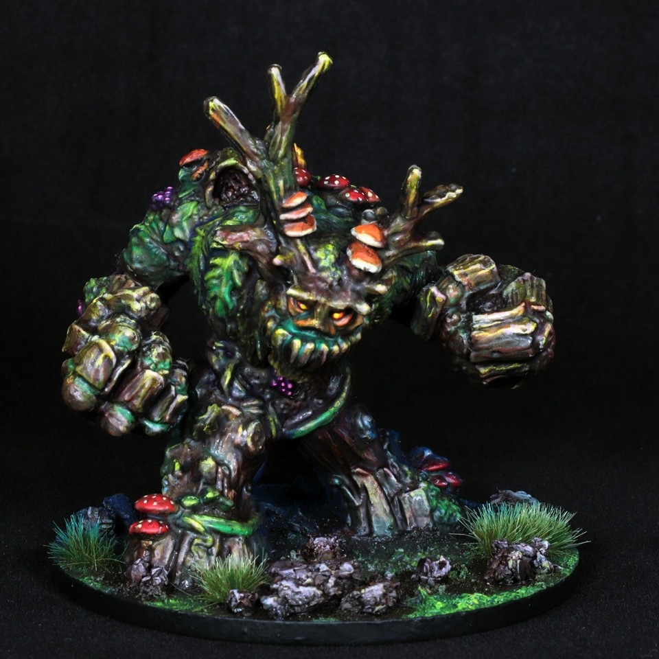 Painted Huge Ent Miniature Treant Treeman Reaper Spirit of the Forest ...