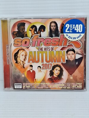 So Fresh: The Hits of Autumn 2017 by Various Artists (CD, 2017 ...