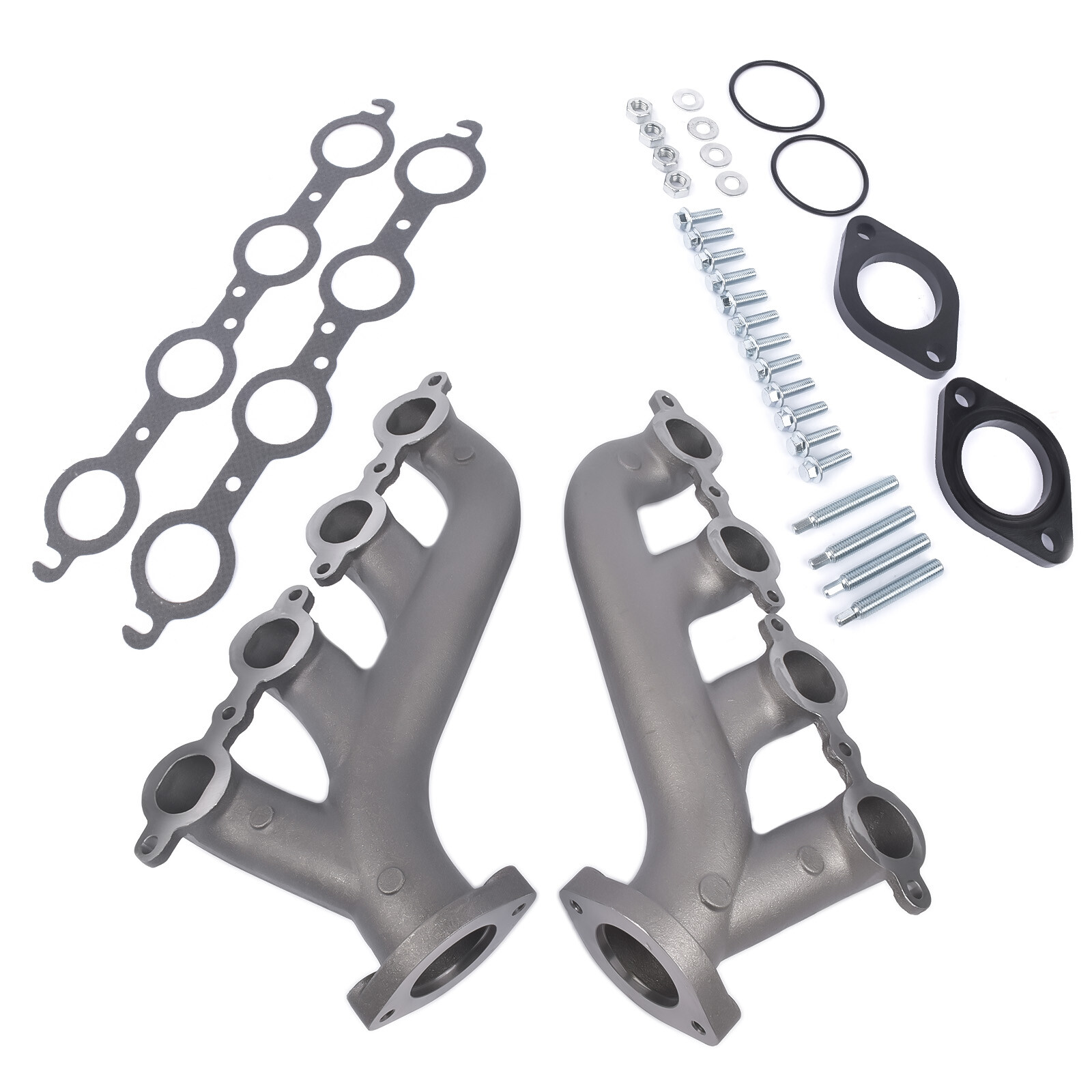 LS Swap Cast Iron Manifold Sets for Chevy Corvette Camaro LS1 LS2 LS3 ...