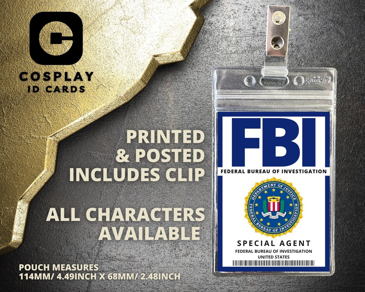Fbi Name Badge
