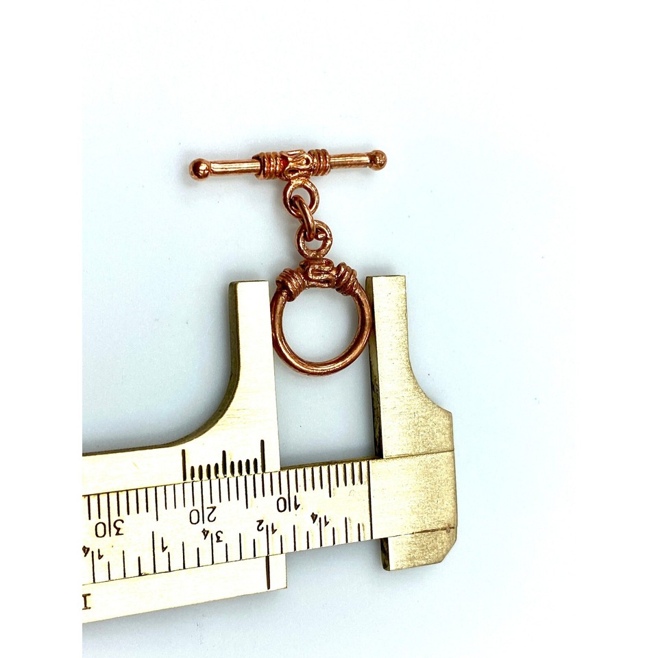 5 Pcs Copper Clasp, Genuine Handmade Antique Looking Copper Toggle ...