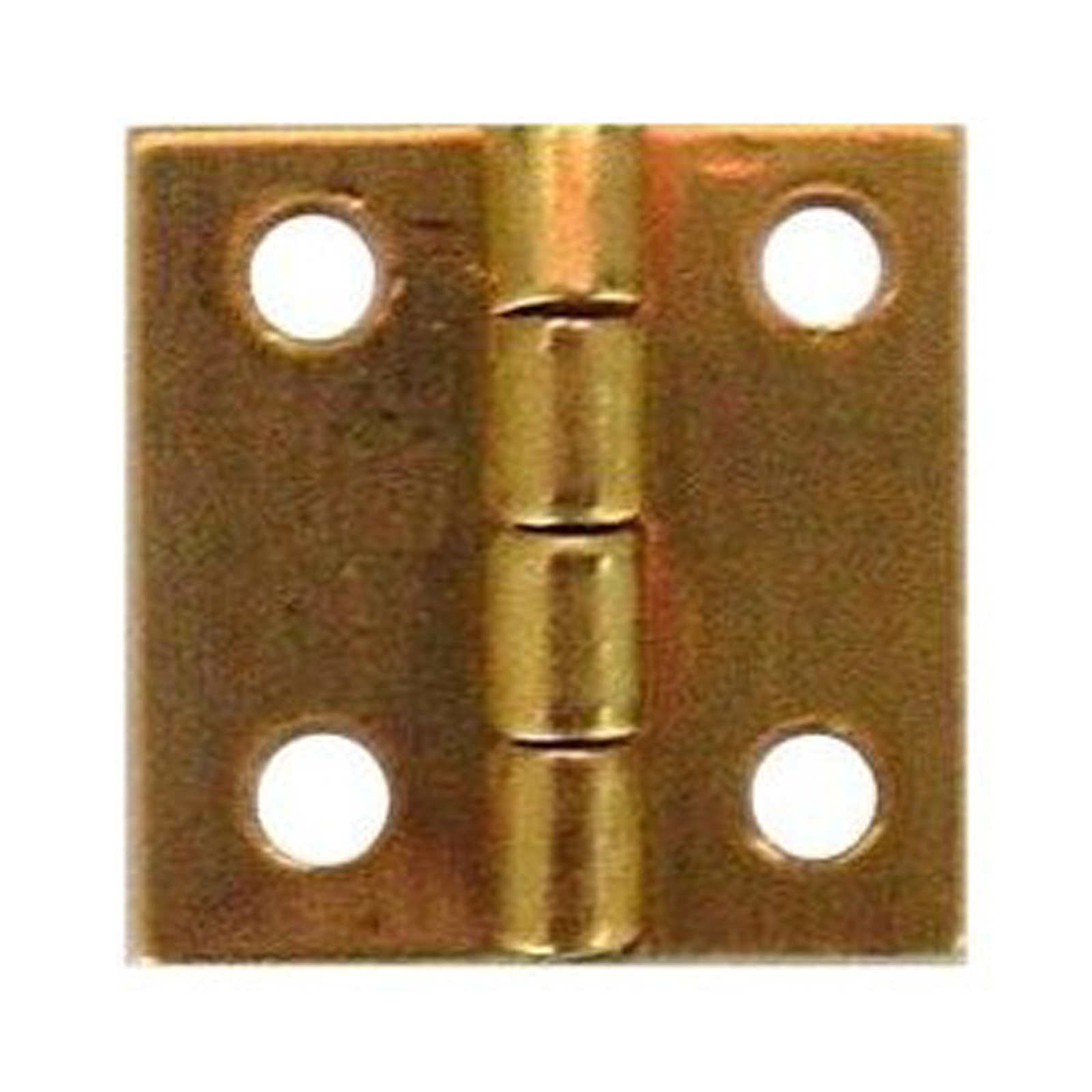 2 Brass Hinges 20(L) x 15(W)mm Small Clock Case Jewellery Cigar Trinket ...