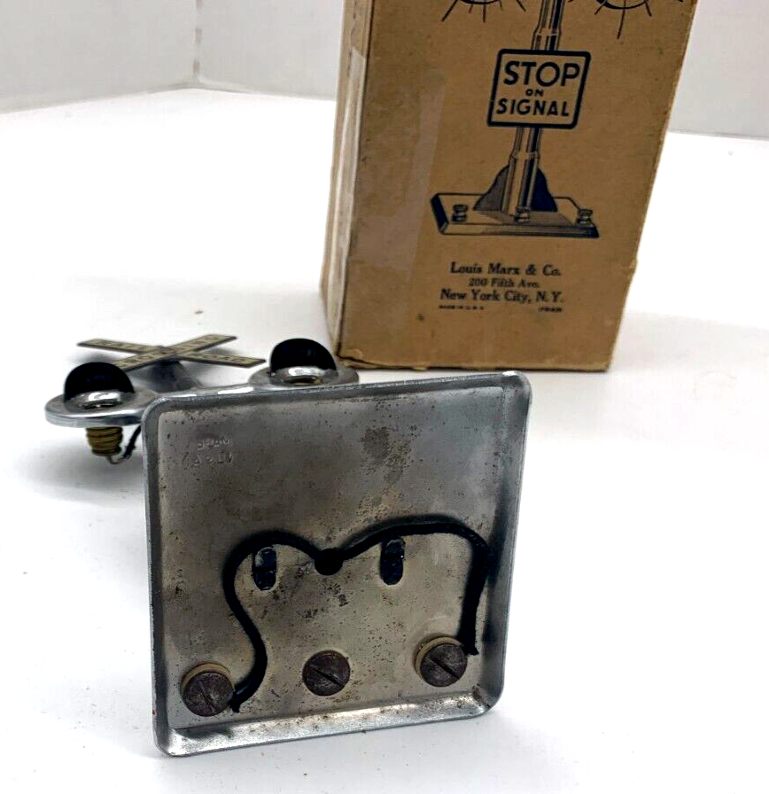 Louis Marx & Co. Twin Light Crossing Flasher w/ Box No. 423 | eBay