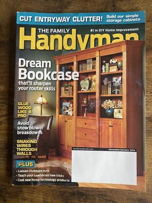 Vintage December/January 2014 The Family Handyman Magazine DIY Home ...