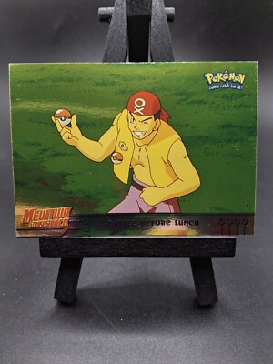 Pokemon Topps 10 Battle Before Lunch Holo Mewtwo Strikes Light Play ...