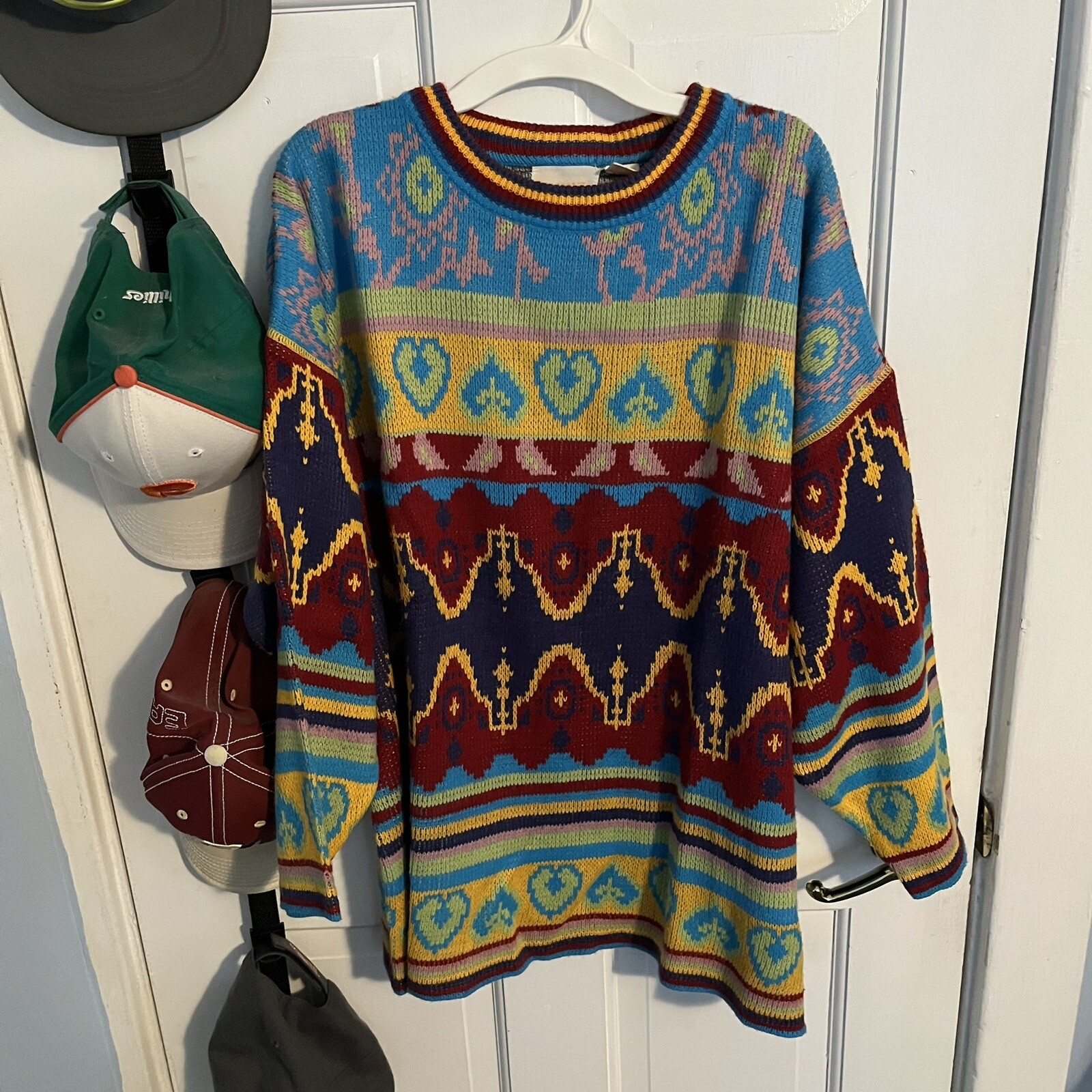 Vtg 80s Romans Hip Hop Cosby Coogi Style Sweater Size… - Gem