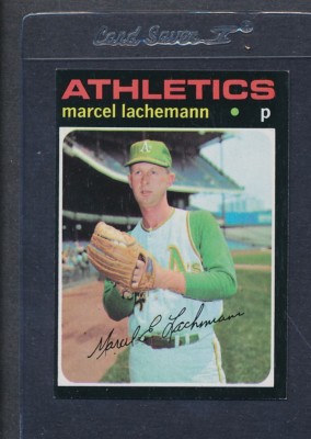 1971 Topps #084 Marcel Lachemann Athletics EX *2467 | eBay