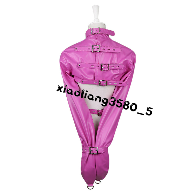 Synthetic Leather Straitjacket Games Straight Adjustable Harness Body ...