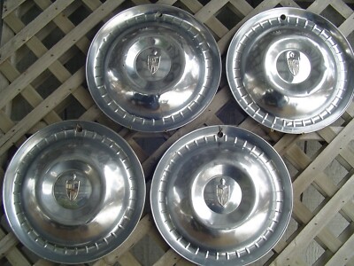 VINTAGE 1952 1953 LINCOLN MARK CONTINENTAL PREMIER TOWN CAR HUBCAPS ...