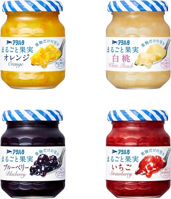 Kewpie Aohata Fruits Jam Marugoto Kajits 125g 4sets Strawberry ...
