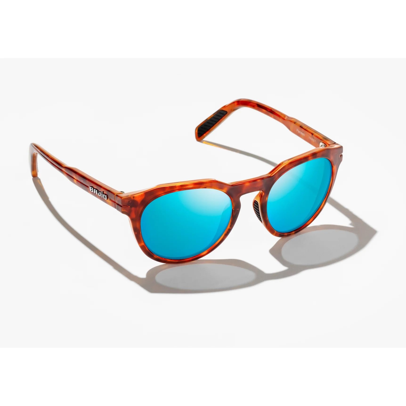 Bajio Paraiso Sunglasses, Amber Tort Gloss Frame, Blue Polycarbonate ...