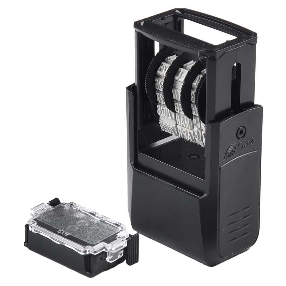 1*Trodat4810 Adjustable Ink Date Stamp Self-Contained Stamp Pad Flip ...