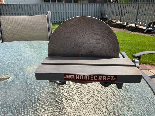 delta milwaukee homecraft disc sander 8.5" new bearings very smooth! | eBay