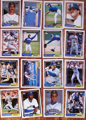 MLB TEAM SET: 1992 Seattle Mariners 29 Cards Griffey Jr/Johnson ...