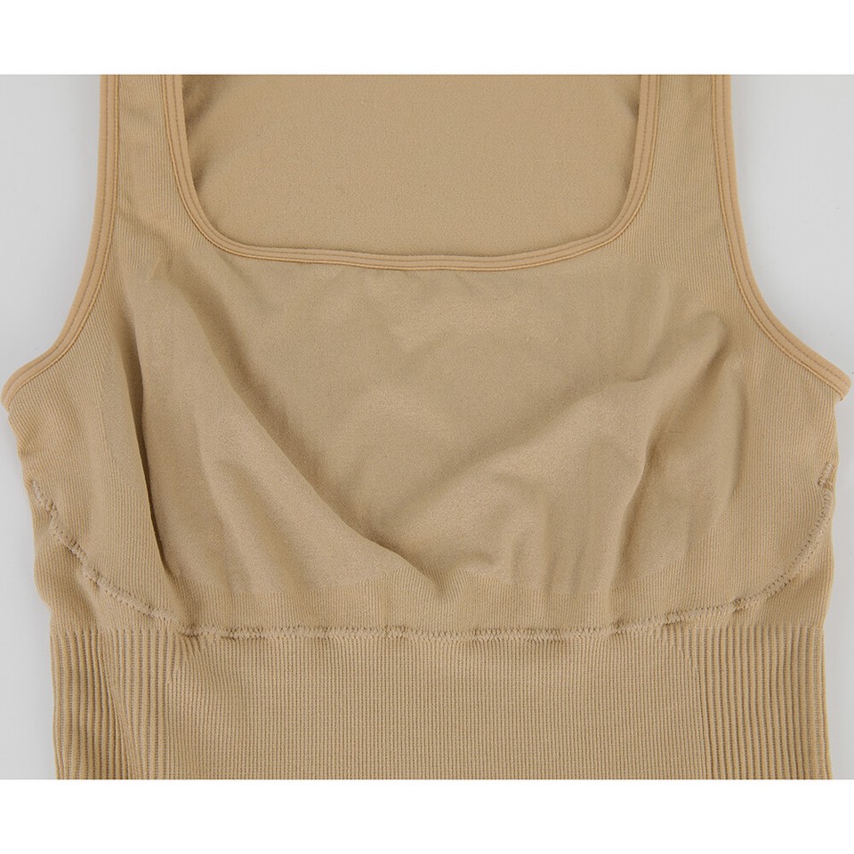 Women Compression Shapewear Tank Top Tummy Control Cami Camisole Shaper ...