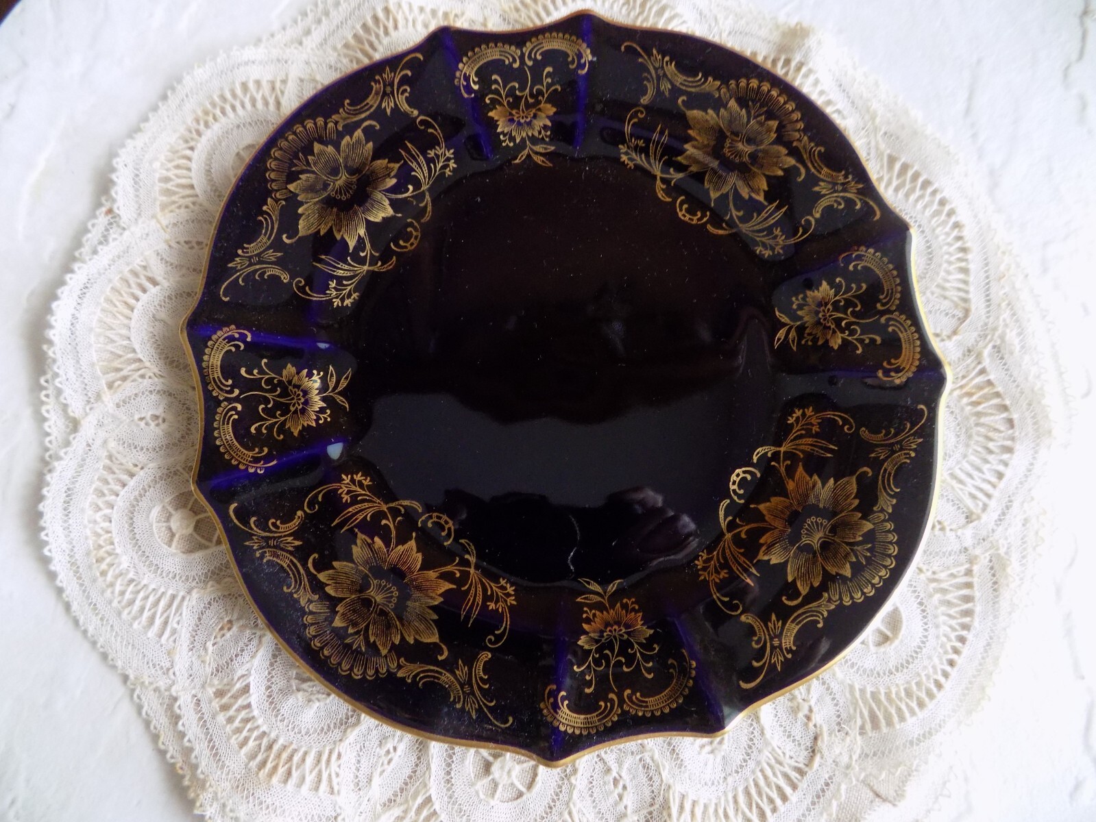 Vintage Alka Bavaria - Fine Kobalt Teacup & Saucer& Desert Plate- Very ...