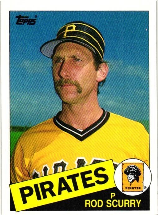 1985 TOPPS BASEBALL ROD SCURRY CARD #641 | eBay