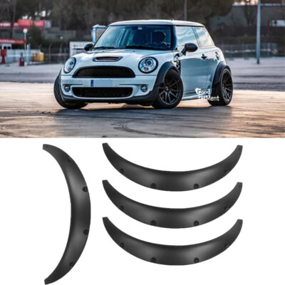 For Mini Cooper R56 R57 R58 F56 F60 4.5" Car Fender Flares Wheel Arches ...