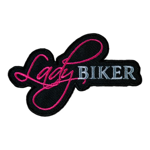 Lady Biker Script Cut Out Patch, Ladies Biker Patches | eBay