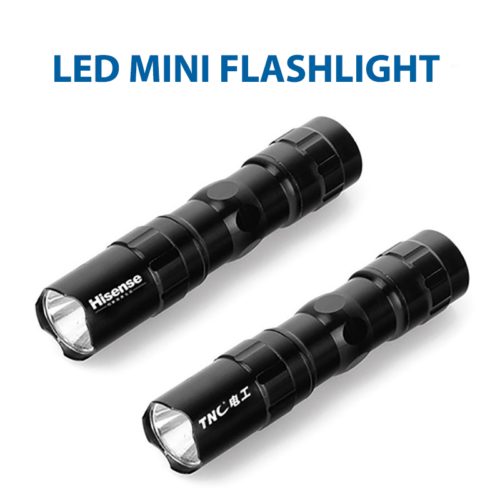 Mini Led Flashlight Waterproof Lanterna Zoomable For Hunting Camp ...
