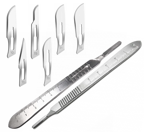 120 Surgical Sterile Scalpel Blades #10 #11 #15 #20# 21 #22 w ...