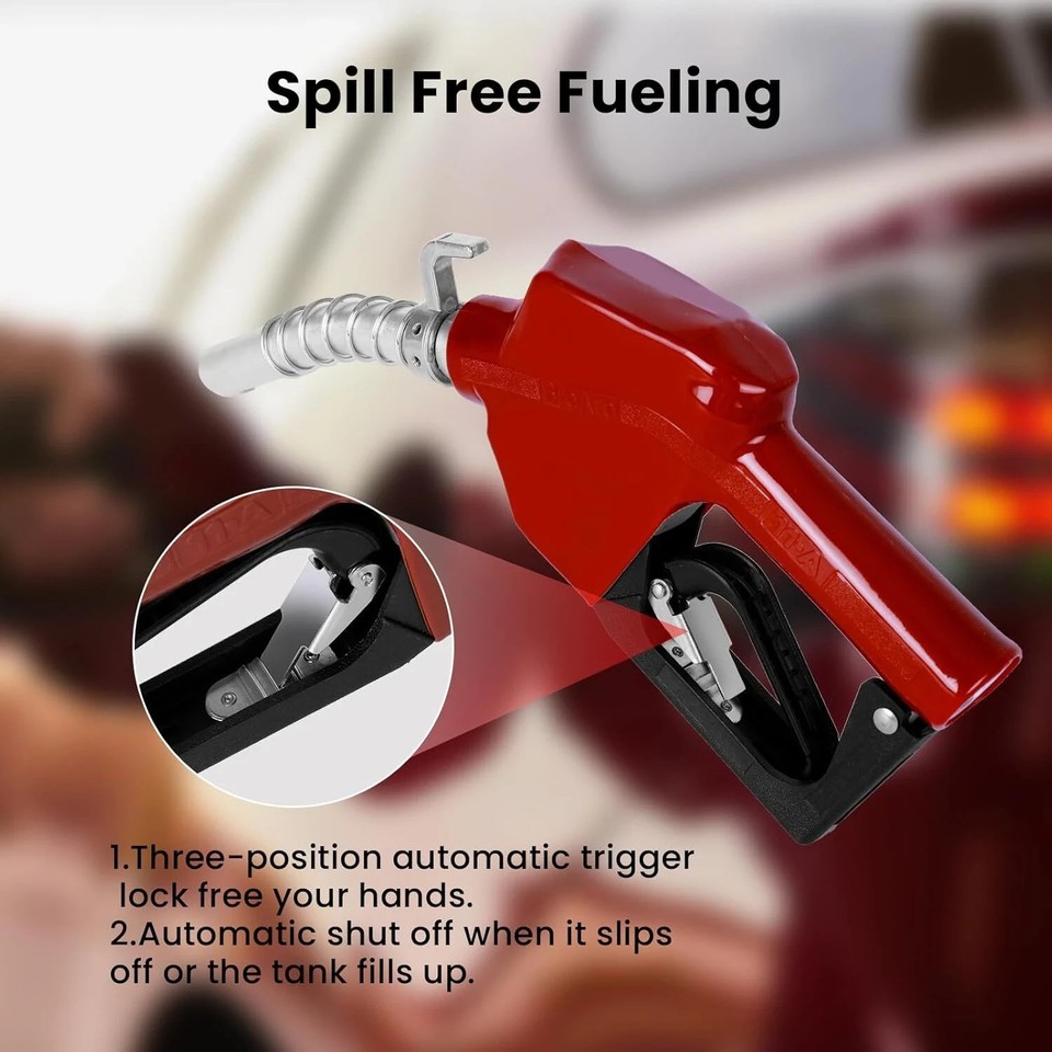 Automatic Fuel Nozzles 3/4", Auto Shut Off Fuel Transfer Nozzle with ...