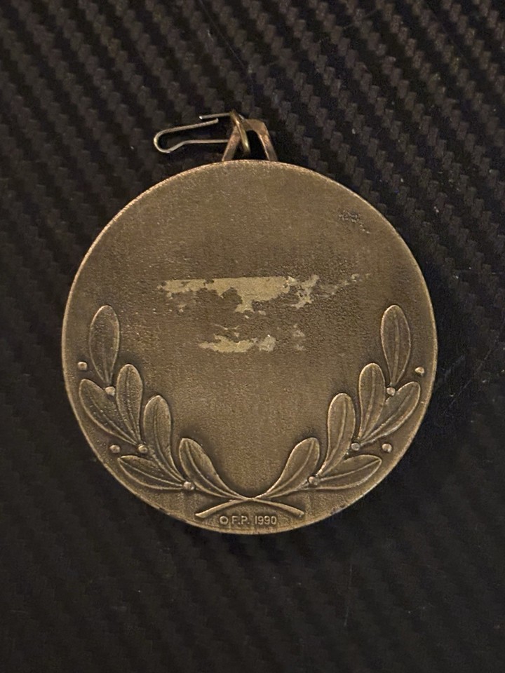Victory Touch Achievement Medal Unmarked Back Only No Ribbon Vintage ...