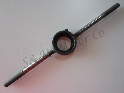 DIE STOCK HANDLE TOOL 2″ BORE ROUND THREADING DIE HOLDER BSA TRIUMPH ...
