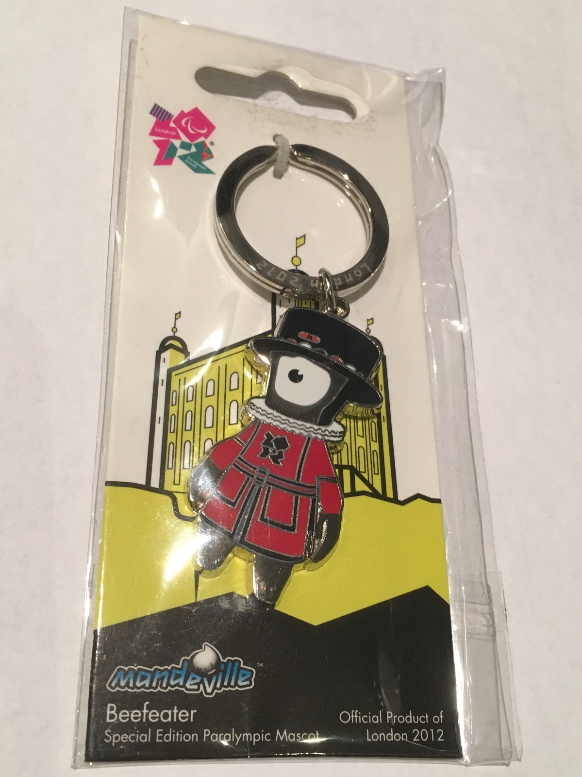 London Paralympics 2012 Mandeville Metal Beefeater Key Ring | eBay