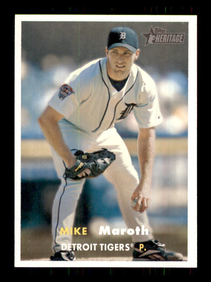 2006 Baseball Topps Heritage Mike Maroth Detroit Tigers #163 | eBay